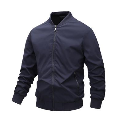 China Oem Factory Manufacturer Custom Logo Windbreaker Spring Fall Full Zip Outwear Casual Thin Coat for sale