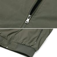 China Oem Factory Manufacturer Custom Logo Windbreaker Spring Fall Full Zip Outwear Casual Thin Coat for sale
