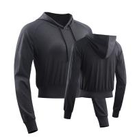 China Oem Factory Manufacturer Custom Logo Zipper Crop Top with High Waist Breathable  Yoga  Athletic Jacket for sale