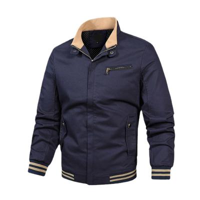 China Oem Factory Manufacturer Custom Logo Windbreaker Fabric Autumn Ultra Cotton Jacket For Men for sale