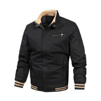 China Oem Factory Manufacturer Custom Logo Windbreaker Fabric Autumn Ultra Cotton Jacket For Men for sale
