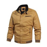 China Oem Factory Manufacturer Custom Logo Windbreaker Fabric Autumn Ultra Cotton Jacket For Men for sale