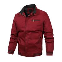 China Oem Factory Manufacturer Custom Logo Windbreaker Fabric Autumn Ultra Cotton Jacket For Men for sale