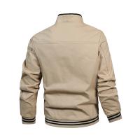 China Oem Factory Manufacturer Custom Logo Windbreaker Fabric Autumn Ultra Cotton Jacket For Men for sale