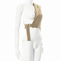 China Oem Factory Manufacturer Custom Logo Solid Suit Jacket One-Shoulder Single Long-Sleeved  Women Fancy coats for sale