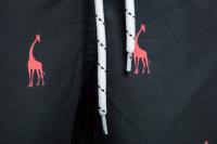 China Oem Factory Manufacturer Custom Logo Drawstring Beach Surf Shorts Printed Giraffe Graphic Sleep Pajama Shorts for sale