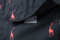 China Oem Factory Manufacturer Custom Logo Drawstring Beach Surf Shorts Printed Giraffe Graphic Sleep Pajama Shorts for sale