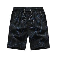 China Oem Factory Manufacturer Custom Logo Beach Shorts Mens 100% Cotton Elastic Waist Shorts for sale
