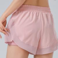 China Oem Factory Manufacturer Custom Logo Workout Gym Jogging  Women's Sports Yoga Training Running  Shorts for sale