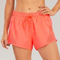 China Oem Factory Manufacturer Custom Logo Summer Women'S  Exercise Youth Double-Layer  Fitness Quick Dry Shorts for sale