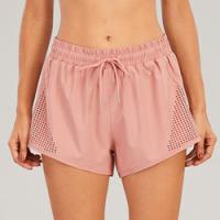 China Oem Factory Manufacturer Custom Logo Summer Women'S  Exercise Youth Double-Layer  Fitness Quick Dry Shorts for sale