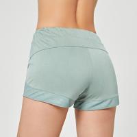 China Oem Factory Manufacturer Custom Logo Women Anti Wrinkle Soft Running Shorts Breathable Yoga Shorts With Pockets for sale