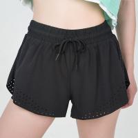 China Oem Factory Manufacturer Custom Logo running training outwear shorts faux twinset sports yoga fitness shorts for sale