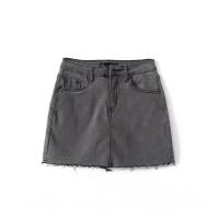 China Oem Factory Manufacturer Custom Logo Flexible Mini Denim High Waisted Skirts With Built In Shorts for sale