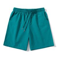 China Oem Factory Manufacturer Custom Logo Elastic Waistband Shorts Soft 100% Cotton Swim Shorts for sale