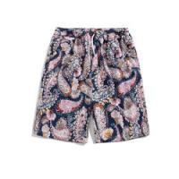 China Resort beachwear Elastic Waistband Casual Swim short Floral printing Beach Short for sale