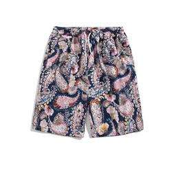 China Resort beachwear Elastic Waistband Casual Swim short Floral printing Beach Short for sale
