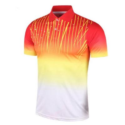 China Oem Factory Manufacturer Custom Logo Golf Polo Shirts Ping Pong Badminton Sports Team Uniform for sale