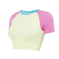 China Oem Factory Manufacturer Custom Logo Short Sleeve OEM T Shirts Fast Dry Womens Yoga T Shirts for sale