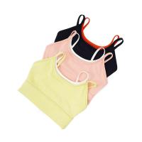 China Oem Factory Manufacturer Custom Logo Ladies Sports Bras Yellow Pink Leisure Womens Workout Vest for sale