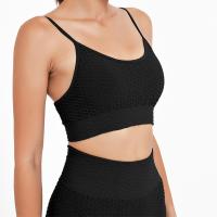 China Oem Factory Manufacturer Custom Logo Ladies Sports Bras Gym Workout Seamless Ribbed Bralette for sale