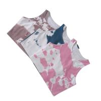 China Oem Factory Manufacturer Custom Logo Quick Dry Tie Dye Ladies Sports Bras Women Sports Bras And Shorts for sale