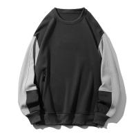 China OEM Men's Crew Neck Long Sleeve Sweatshirts Fashion Color Block Pullover Oversize for sale
