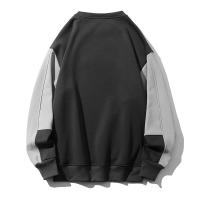 China OEM Men's Crew Neck Long Sleeve Sweatshirts Fashion Color Block Pullover Oversize for sale