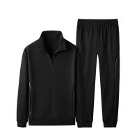 China Fashionable Unisex Football Training Tracksuits Popular Fitness Sweatsuit Solid Set for sale