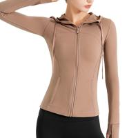 China OEM ODM Breathable Hooded Yoga Top Solid Yogalicious Long Sleeve Tops for sale