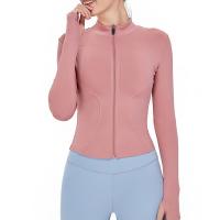 China Oem Factory Manufacturer Custom Logo Tracksuits Autumn Cycling Jacket Women'S Yoga Clothes for sale