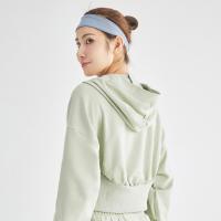 China Oem Factory Manufacturer Custom Logo Outerwear Lounge Short Full Zip Workout Jacket for sale