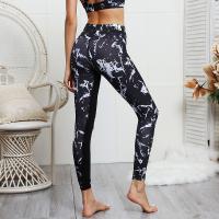 China Marbling Sexy Yoga Pants And Sports Bra Summer Womens Fitness Tracksuit for sale