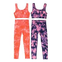 China OEM Floral Ladies Sports Bras Yoga Bra And Leggings Sexy Tracksuit for sale