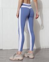 China OEM Yoga Fitness Set Color Block Patchwork Low MOQ Legging Manufacturer for sale
