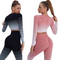 China OEM Yoga GYM Leggings Butt Push Up Striped Tracksuit Quality Leggings Factory for sale