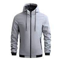 China ODM Lightweight Sport Style Men's Running Outerwear Hooded Windbreaker Jacket for sale