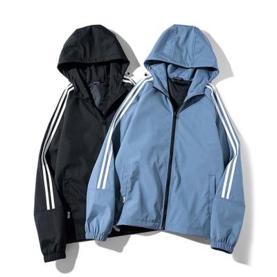 China OEM ODM Solid Color Casual Stand Collar Jacket Men'S Coats & Jackets With Hood for sale