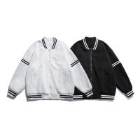 China Fashion Spring Waffle Embroidered Baseball Jacket Men And Women Street Loose Matching Jackets for sale