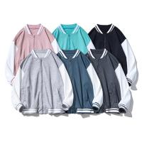 China M-XXXL Stand Up Collar Colored Bomber Jacket Boys Girls Casual Baseball Jacket for sale