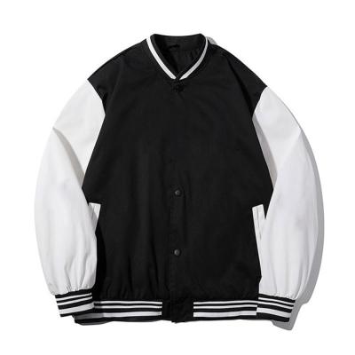 China M-XXL Baseball Varsity Jackets Instagram Match Color Loose Bomber Jacket for sale