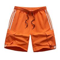 China Orange Five Quarter Beach Surf Shorts Casual Loose Beach Pants for sale
