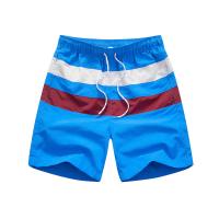 China Blue White Red Colorblock Casual Beach Surf Shorts Quick Dry Sports Shorts for sale