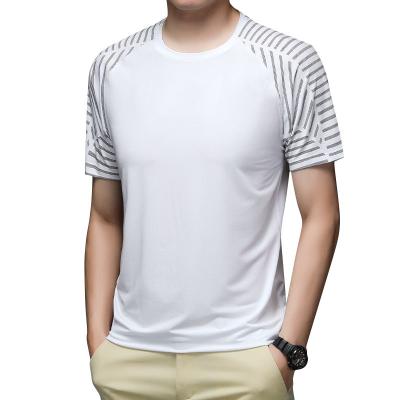 China Summer Thin Breathable Running Fitness Loose Short Sleeve T Shirt For Men for sale