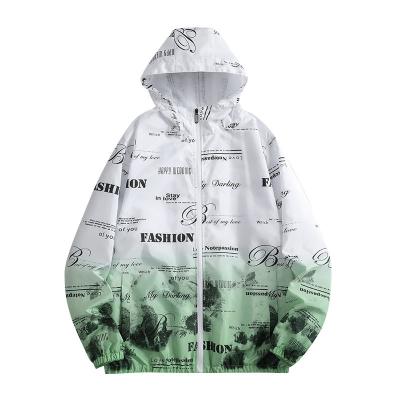 China Gradient Chlorine Fishing Sun Hoodie Embroidery Hooded Sun Protection Shirt for sale