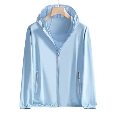 China Temperament Slim Outdoor Windbreaker Jacket 6XL 7XL 8XL Lightweight UV Hoodie for sale