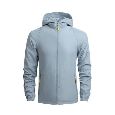China Comfortable Lightweight Sun Protection Hoodie Men Women Thin Casual Jackets for sale