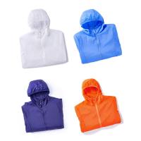China Long Sleeve Outdoor Windbreaker Jacket Solid Color Thin Sun Protective Clothing for sale