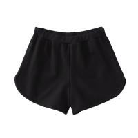 China Solid color thread loose waist Loose sport summer thin casual shorts beach pants for ladies for sale