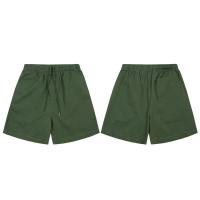 China European American Fashion Leisure Loose Beach Shorts Washed Army Green Shorts Mens for sale